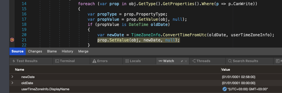TimeZoneInfo.ConvertTimeFromUTC returns incorrect value · Issue #49869 · dotnet/runtime · GitHub