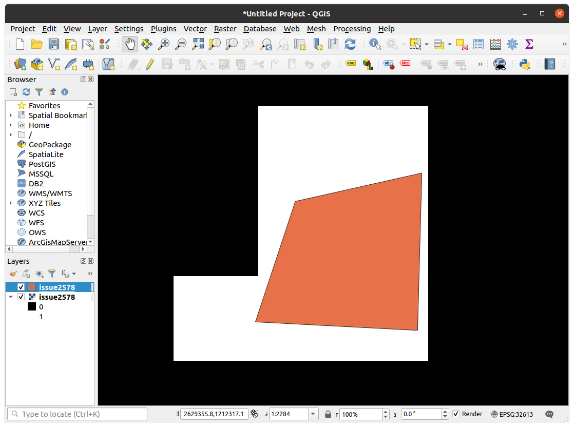 Rasterize vector data: rasterized polygon is significantly shifted · Issue #2578 · rasterio ...