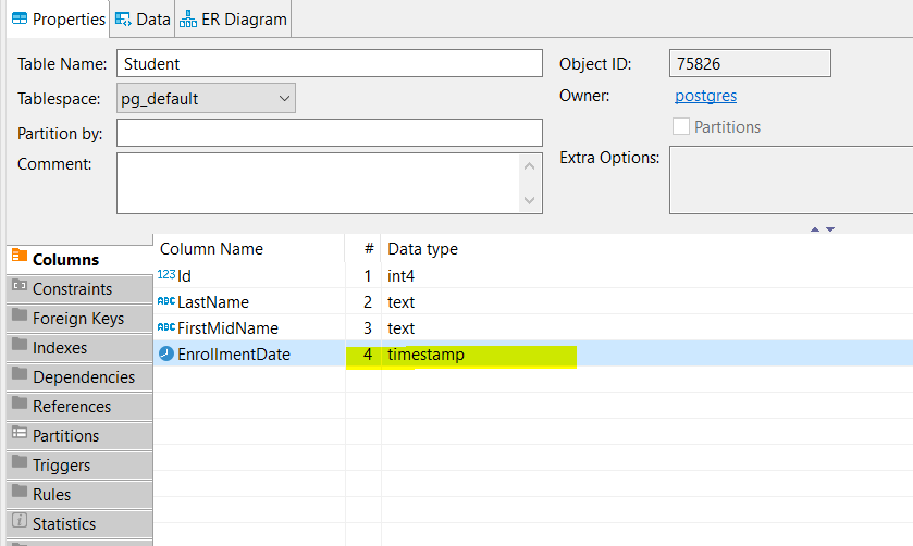  amitdixit You Should Be Able To Write DateTime Now To timestamp