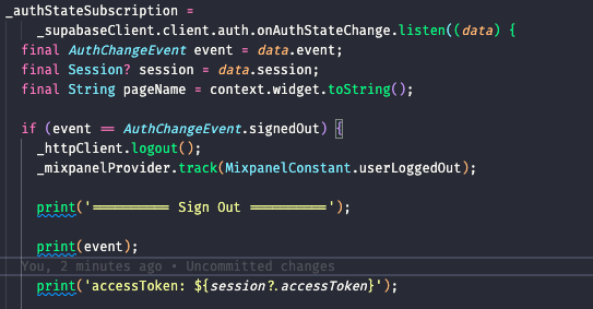 Unexpected behavior with SupabaseAuth.instance.initialSession and signOut method · Issue #245 ...