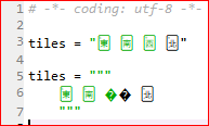 UTF-8 character display corruption in editing window and iPython ...