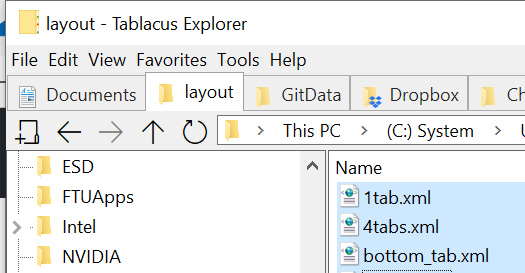 Re-arrange inner tool bar buttons · Issue #646 · tablacus/TablacusExplorer · GitHub