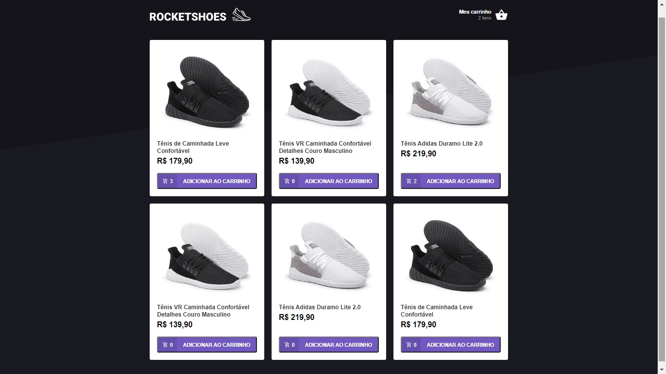 GitHub - MaykonM/rocketshoes: Projeto da Rocketseat utilizando o ...