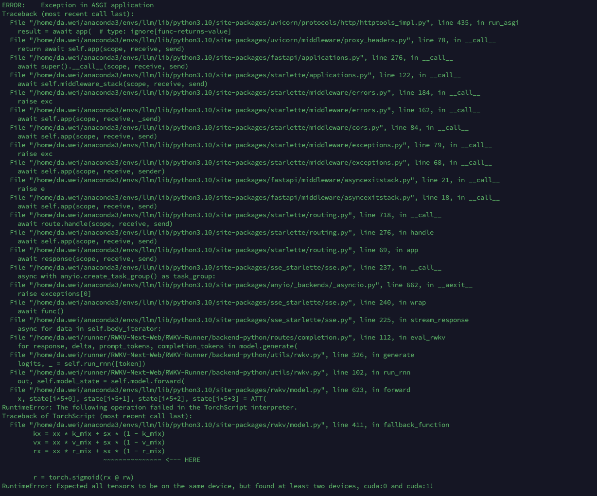您好请问如何使用多GPU load RWKV模型呢？ · Issue #124 · josStorer/RWKV-Runner · GitHub