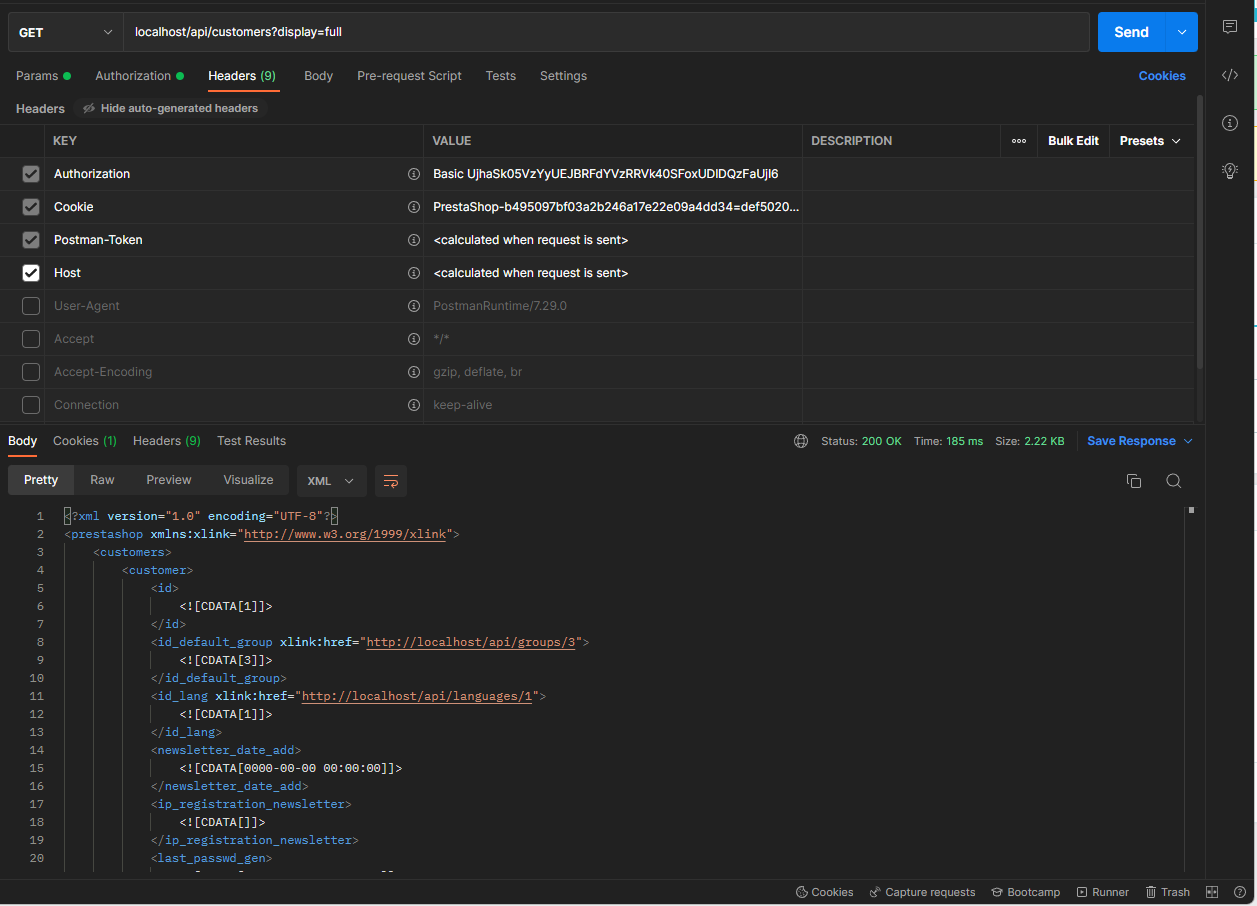 [PHP Unknown error #8192] array_key_exists() when using postman to access webservice api · Issue ...