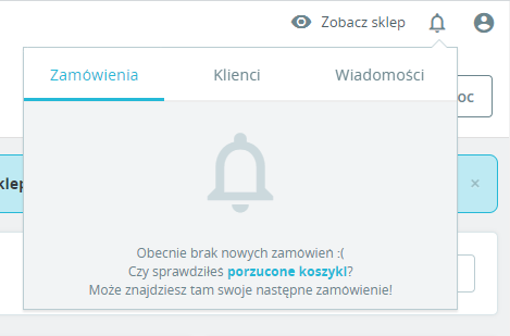 Favicon notification BO : the message "no new order for now" is bad displayed · Issue #31268 ...