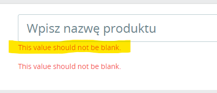 Missing translations? "This value should not be blank." Product name · Issue #31446 · PrestaShop ...