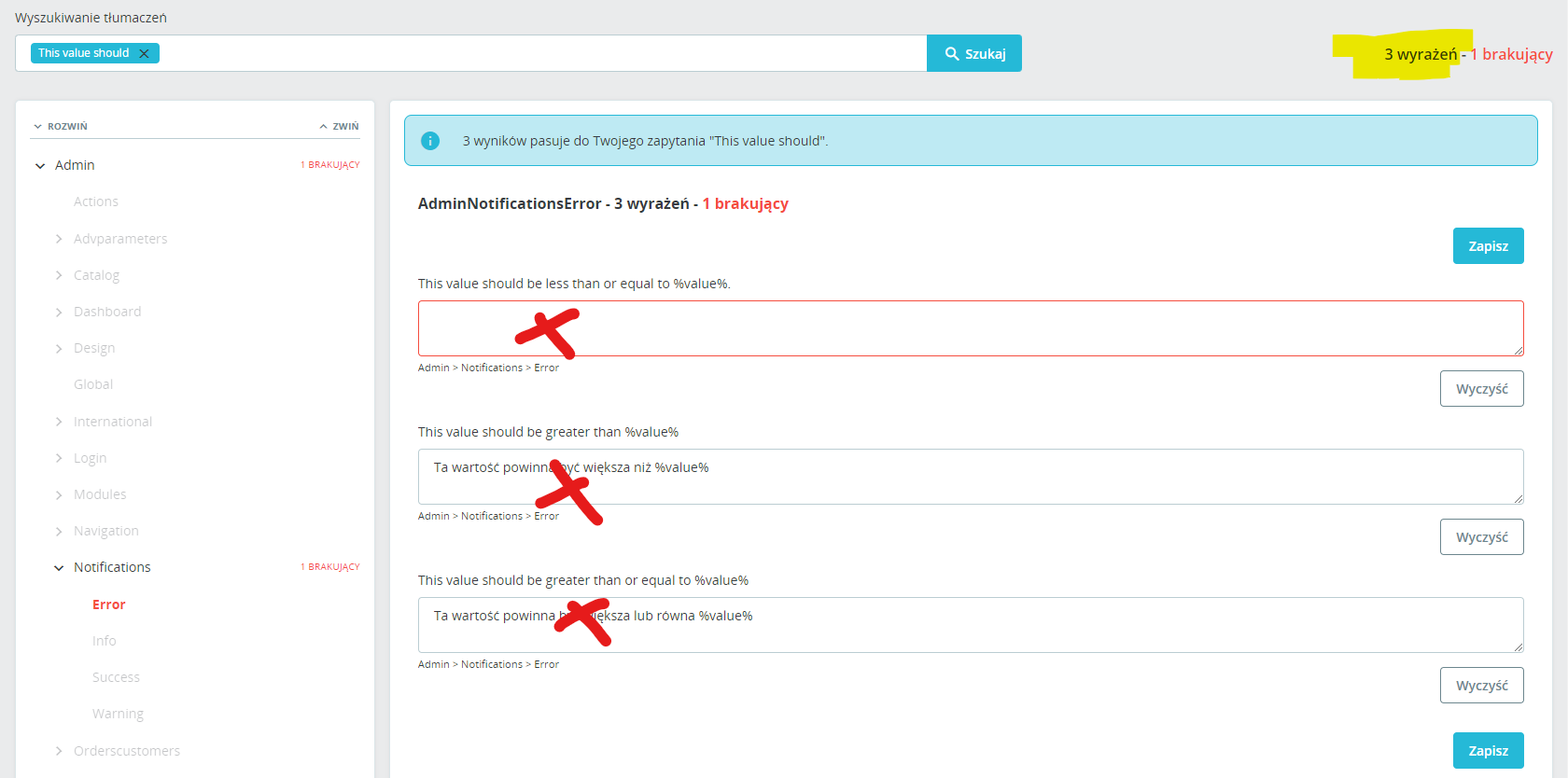 Missing translations? "This value should not be blank." Product name · Issue #31446 · PrestaShop ...