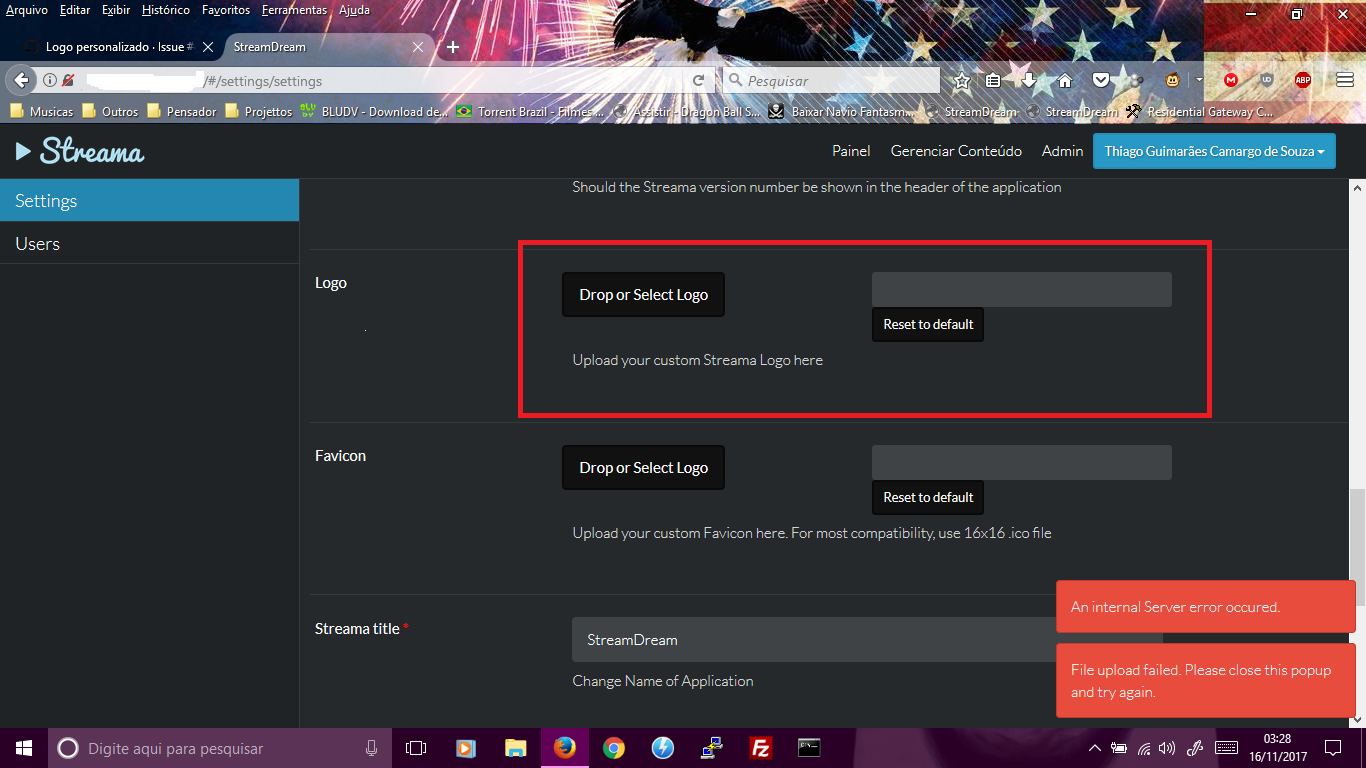 Logo personalizado · Issue #472 · streamaserver/streama · GitHub