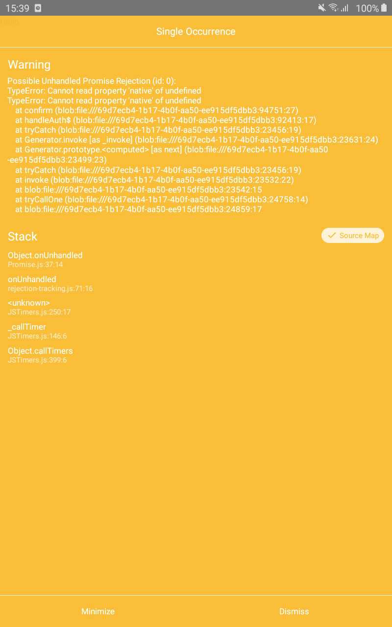 Android 602 Phone Auth Failed Evaluating Thisauthnative · Issue 2782 · Invertase