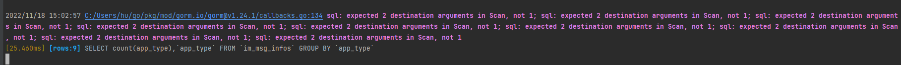 Sql Expected 5 Destination Arguments In Scan Not 1 · Issue 65 · Go Gormclickhouse · Github 0267
