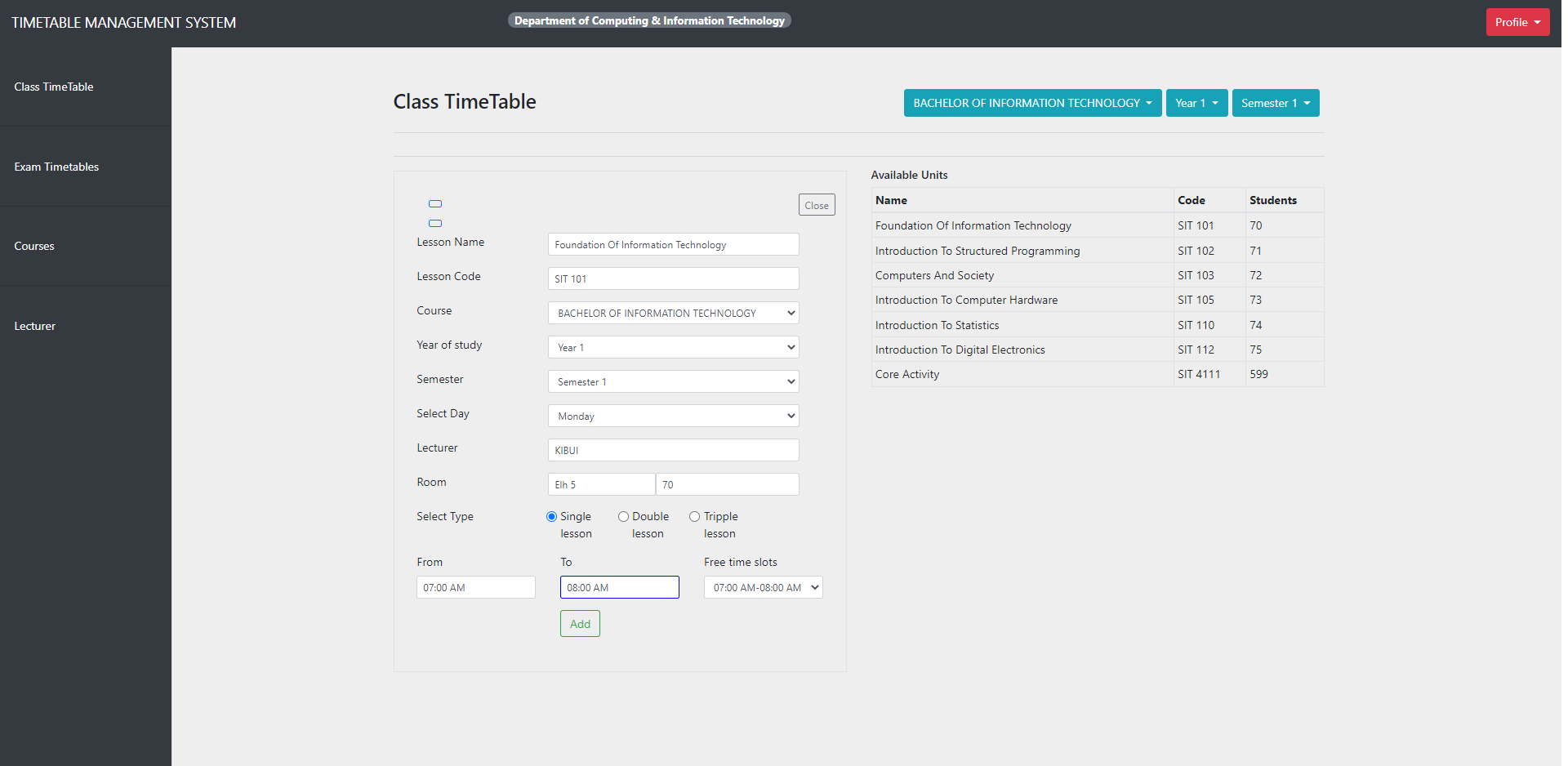 GitHub - mainaerick/timetable_backend