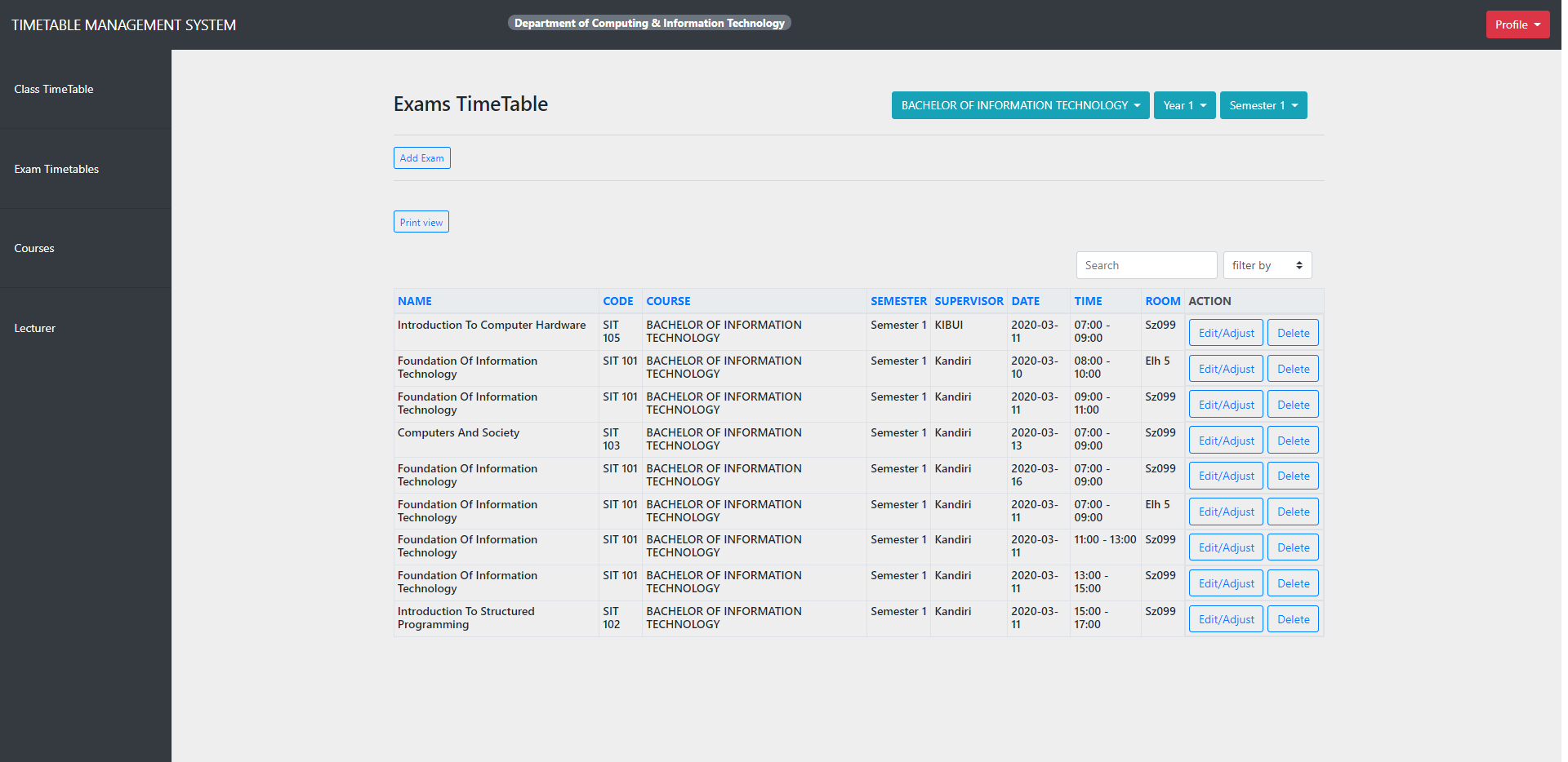 GitHub - mainaerick/timetable_backend
