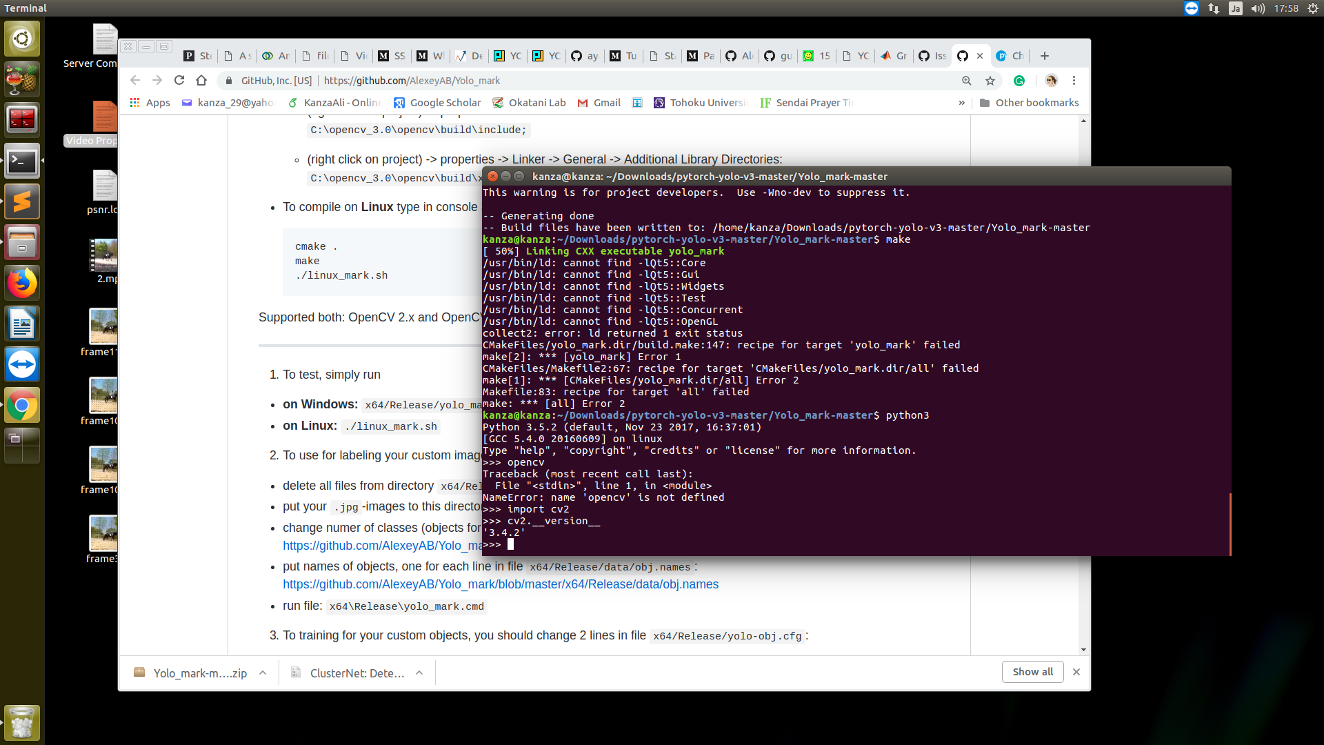 error in make the file · Issue #79 · AlexeyAB/Yolo_mark · GitHub