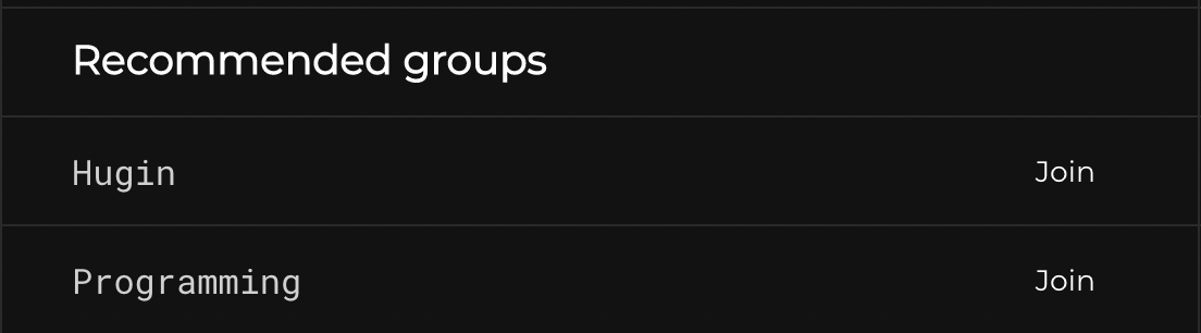 Display "joined" when I'm currently in the group on the dashboard · Issue #67 · kryptokrona ...