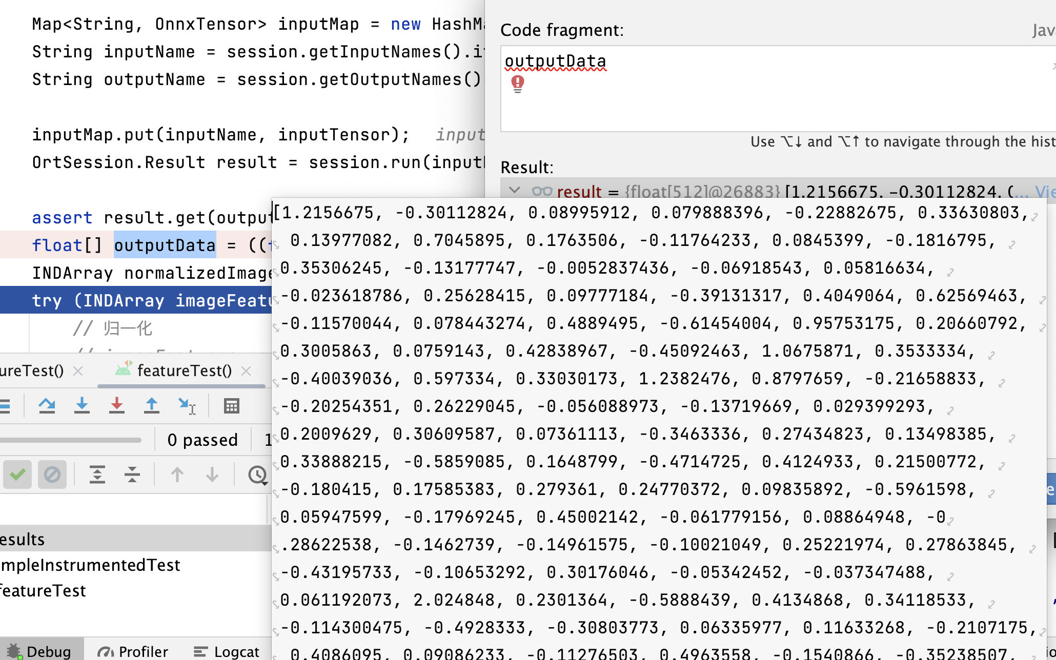 [Mobile] same model returns different result between java and android enviroment · Issue #16472 ...