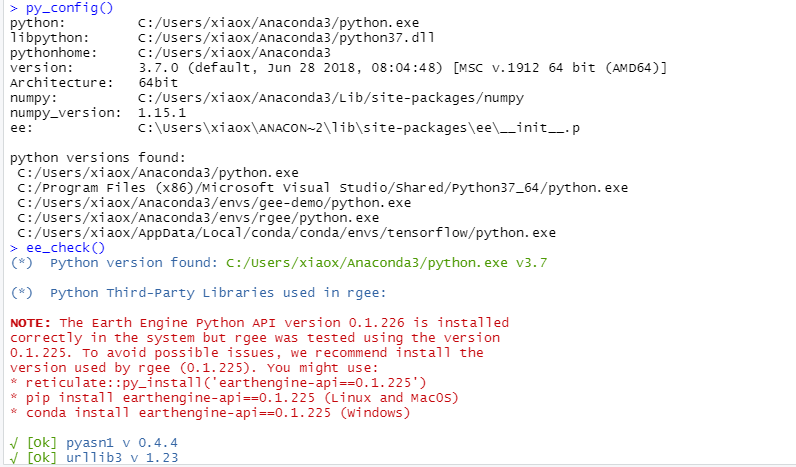 ee_Initialize().Your current architecture is 32bit; however, this ...