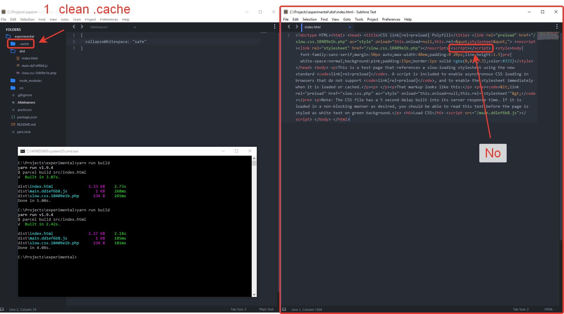 When building ignored directive . How to fix it? · Issue #1943 · parcel-bundler/parcel · GitHub