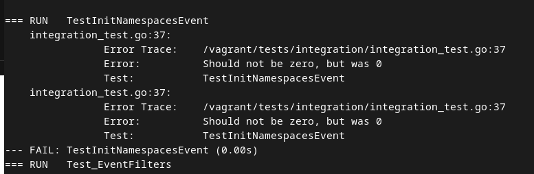 Testinitnamespacesevent Test Fail On Focal · Issue 2806 · Aquasecurity Tracee · Github