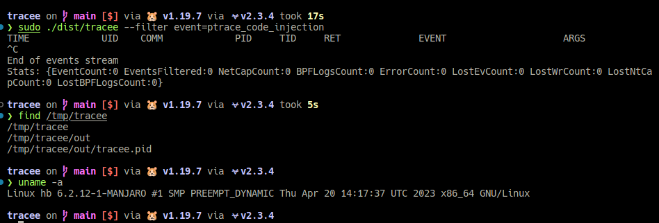 tracee.pid isn't being cleared from /tmp/tracee/out after ctrl+c (kernel v6.1) · Issue #3074 ...