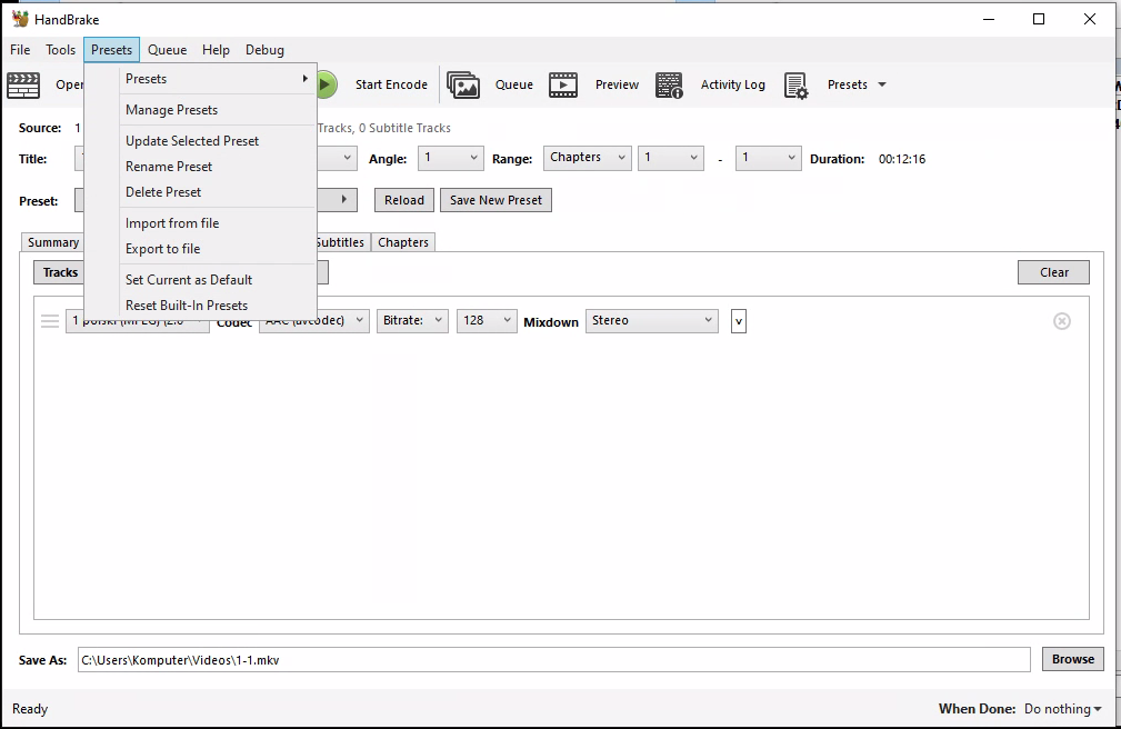 "Show Preset Panel" not available · Issue #3575 · HandBrake/HandBrake · GitHub
