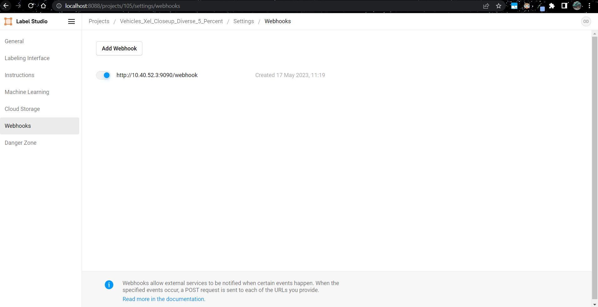 Webhook not deleted when ML backend deleted · Issue #268 · HumanSignal/label-studio-ml-backend ...