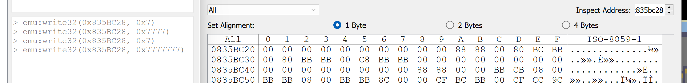 Lua emu:write32 not writing to cart0 · Issue #2878 · mgba-emu/mgba · GitHub