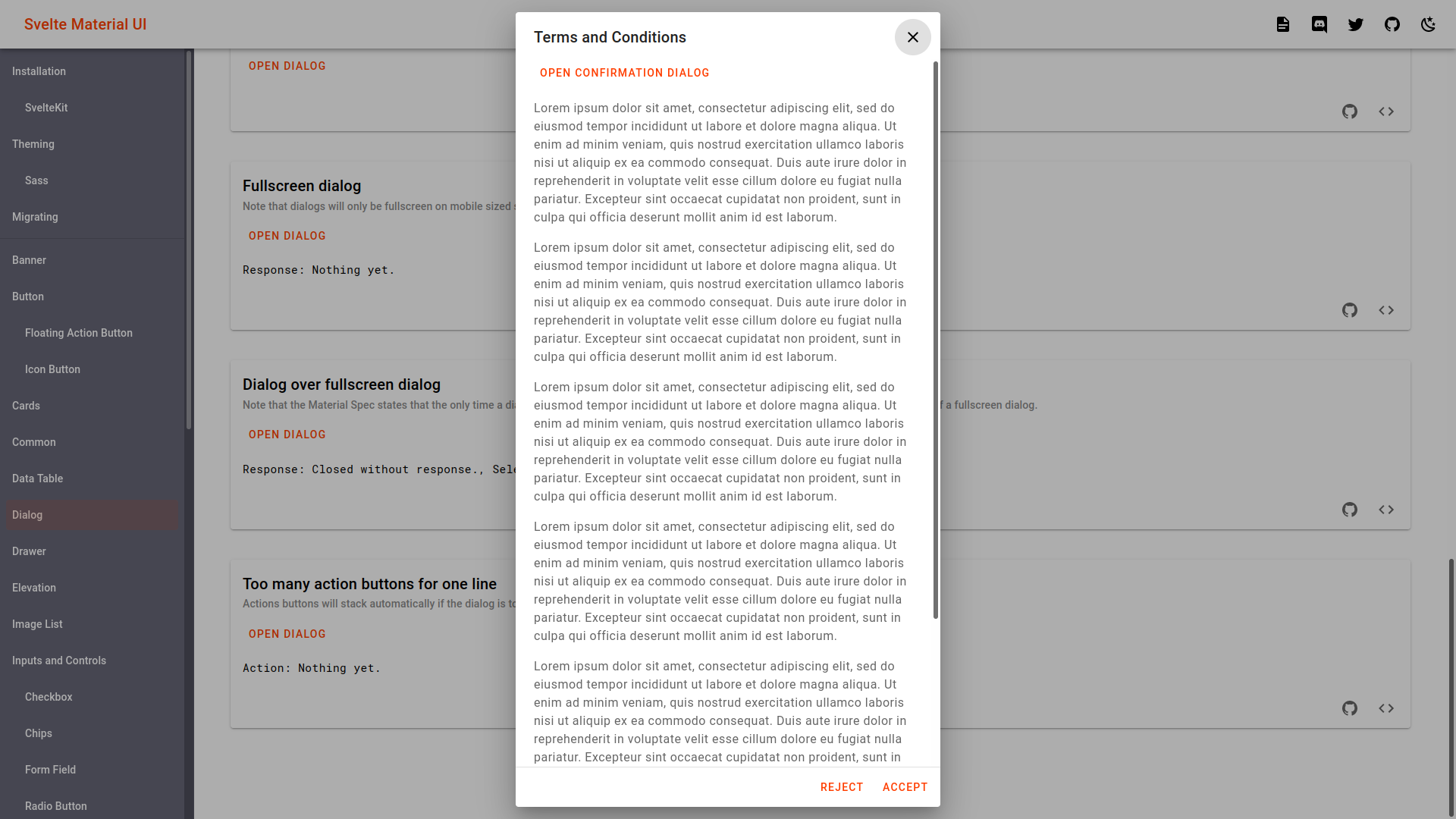 Dialog Over Fullscreen Dialog Does Not Work As Expected When Opening Second Time · Issue 365