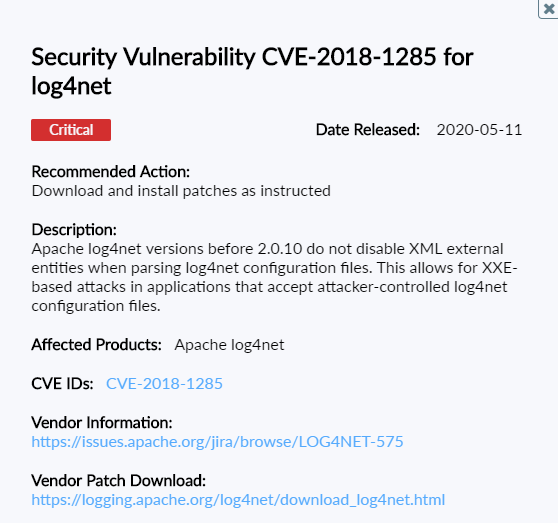 Log4net vulnerability · Issue #2307 · mRemoteNG/mRemoteNG · GitHub
