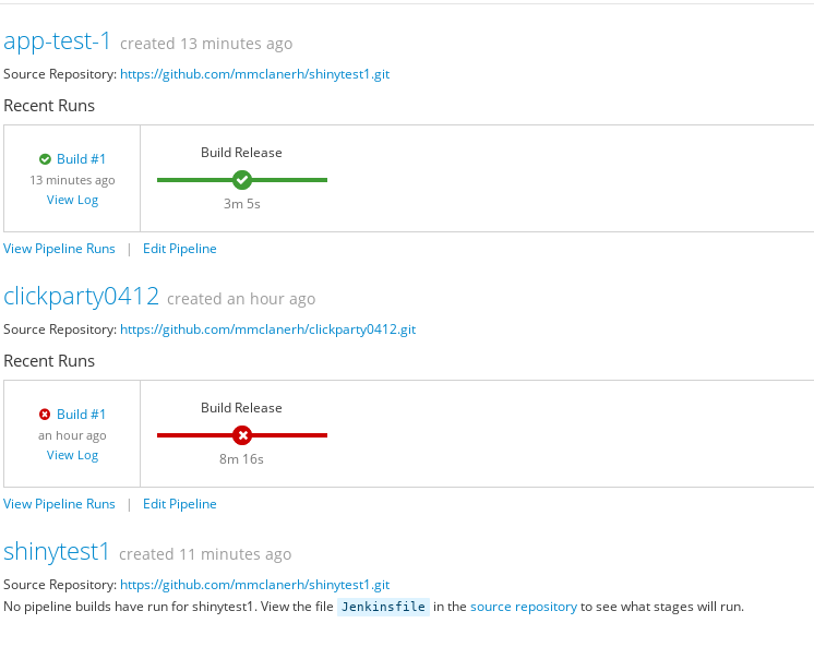 [production] Using experimental quicklaunch, stale pipelines are generated when choosing non ...