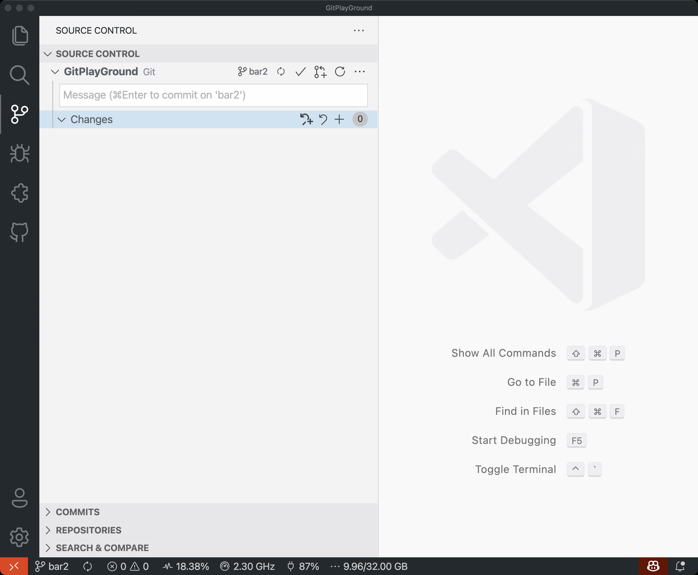 SCM - action button row selection · Issue #133983 · microsoft/vscode · GitHub