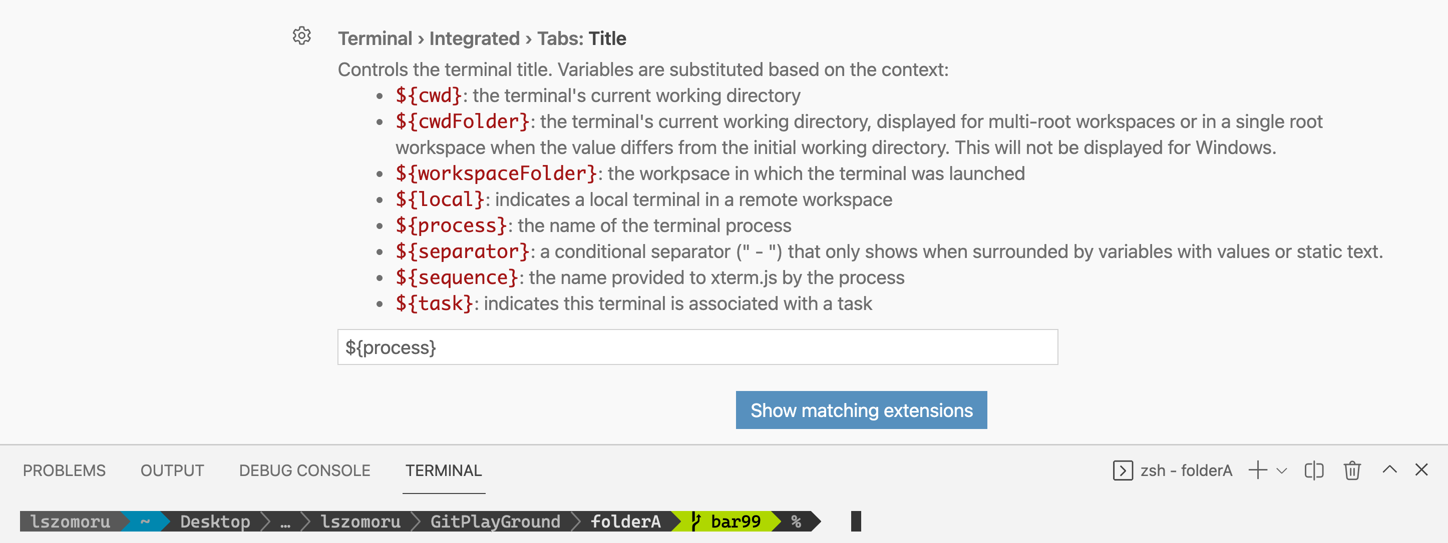 Terminal Tab Title Default Valuebehaviour · Issue 133999 · Microsoftvscode · Github