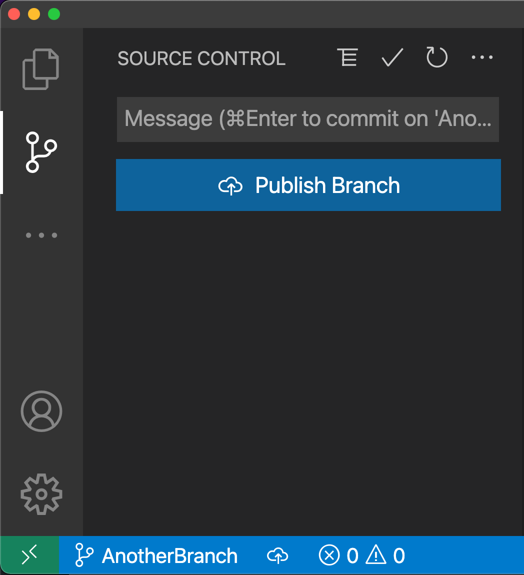 Unpublished branch could have better sync label than "Publish Changes" · Issue #134052 ...