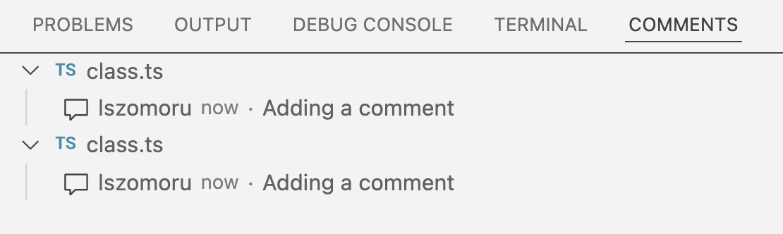 Comments panel - comment appears twice · Issue #3349 · microsoft/vscode ...