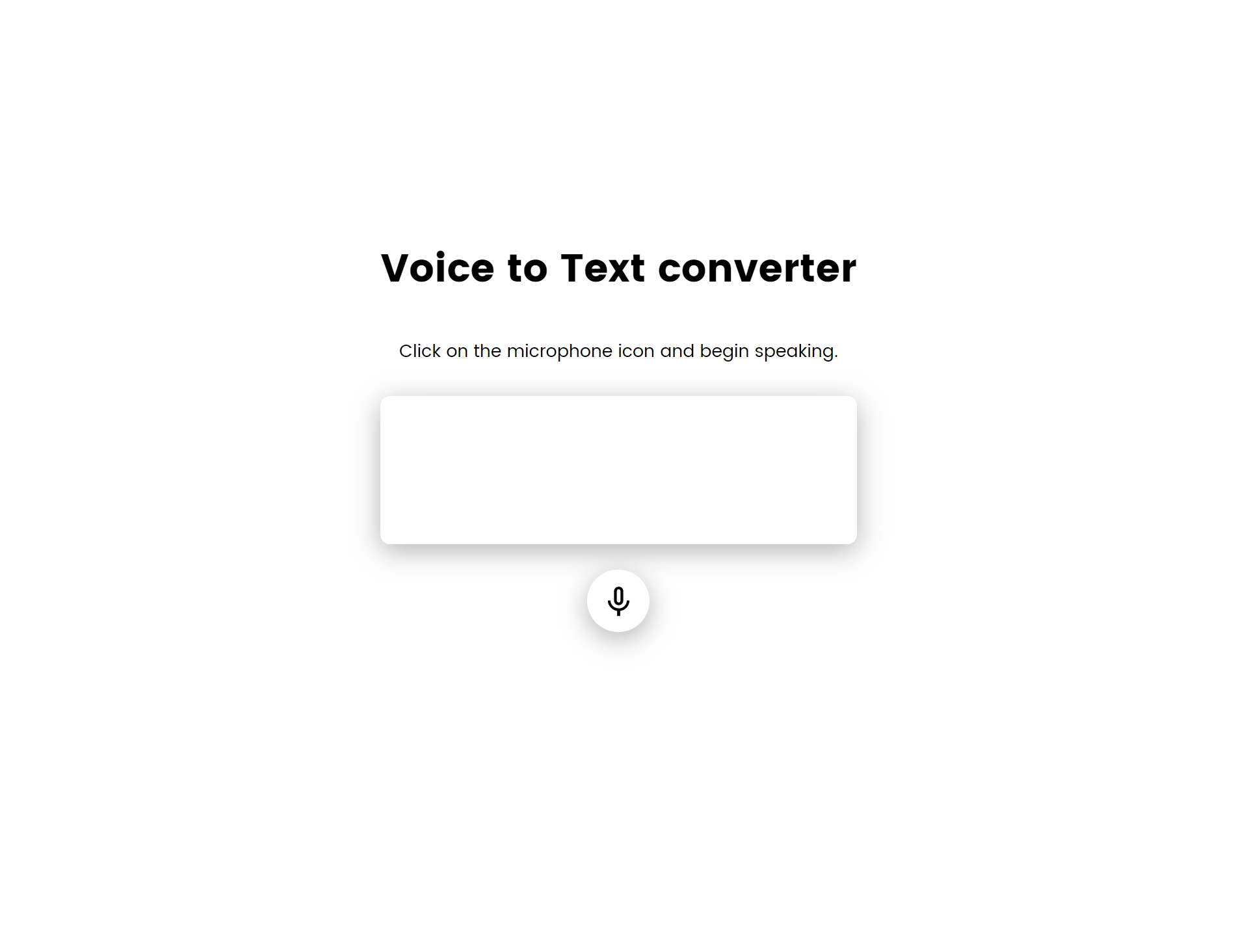 GitHub Thepinakin voice to text Voice To Text Convertor