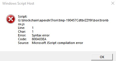 TronBox is not working ⚒ on my WINDOWS 10 machine · Issue #154 · tronprotocol/tronbox · GitHub