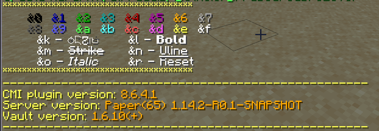 /cmi colors broken [1.14.2] · Issue #1874 · Zrips/CMI · GitHub