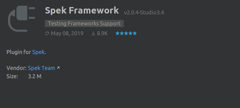 Spek is crashing when running any test displaying wrong test results ...