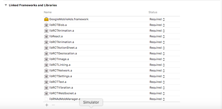 "RNGADBannerView does not exist" error · Issue #230 · sbugert/react-native-admob · GitHub