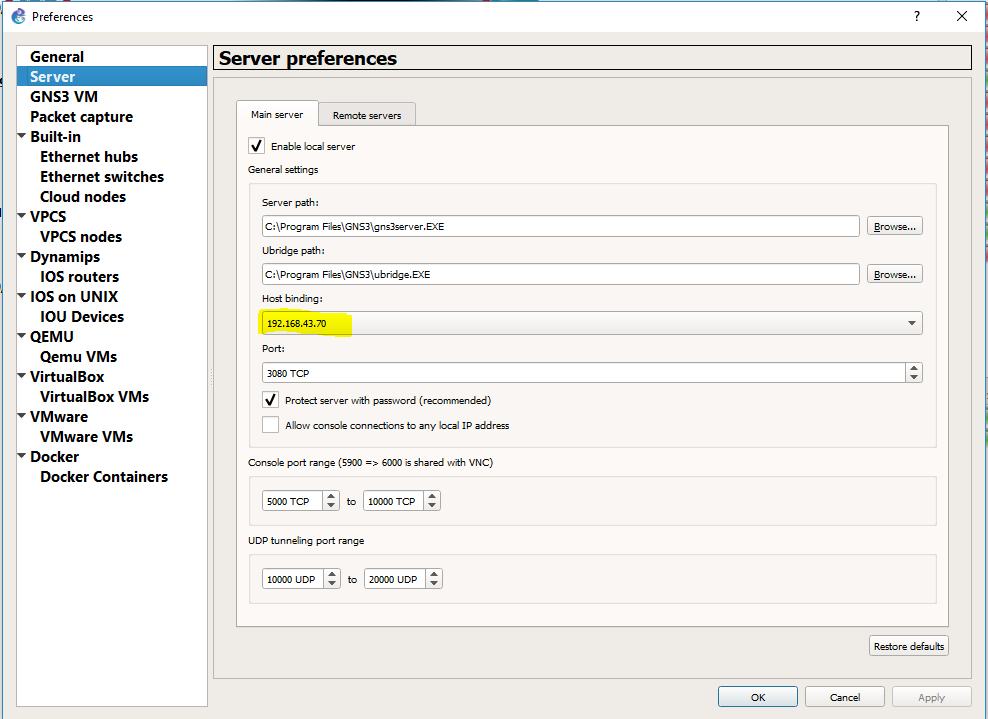 Can't ping any devices running on the GNS3 VM · Issue #2649 · GNS3/gns3 ...