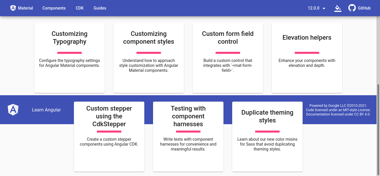 Fix 100% height in docs-guide by afnecors · Pull Request #985 · angular/material.angular.io · GitHub