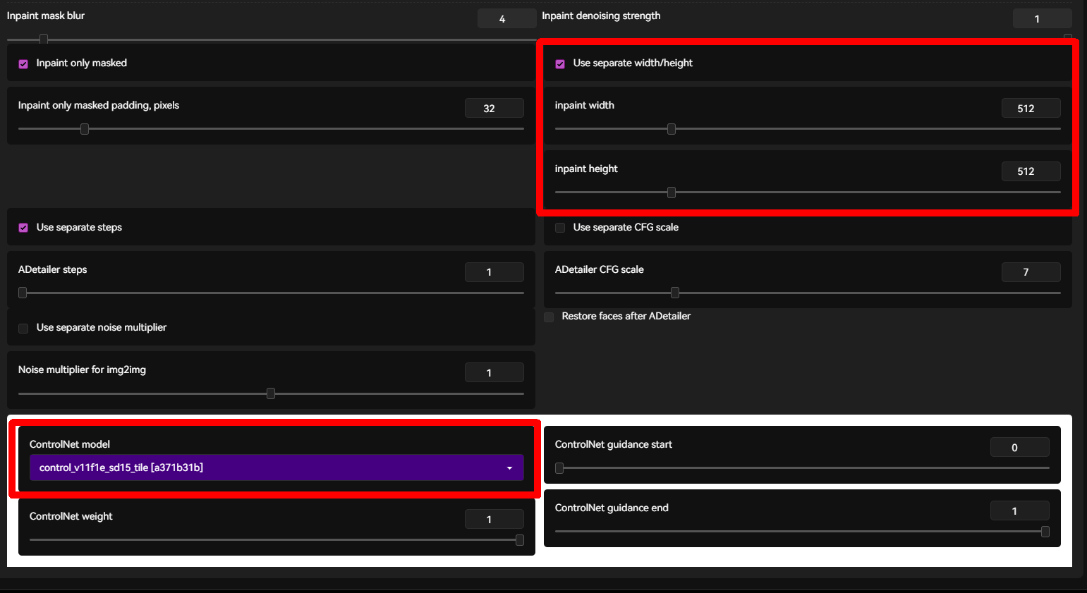 [Bug]: ADetailer's ControlNet model: control_v11f1e_sd15tile [a371b31b] · Issue #168 · Bing-su ...