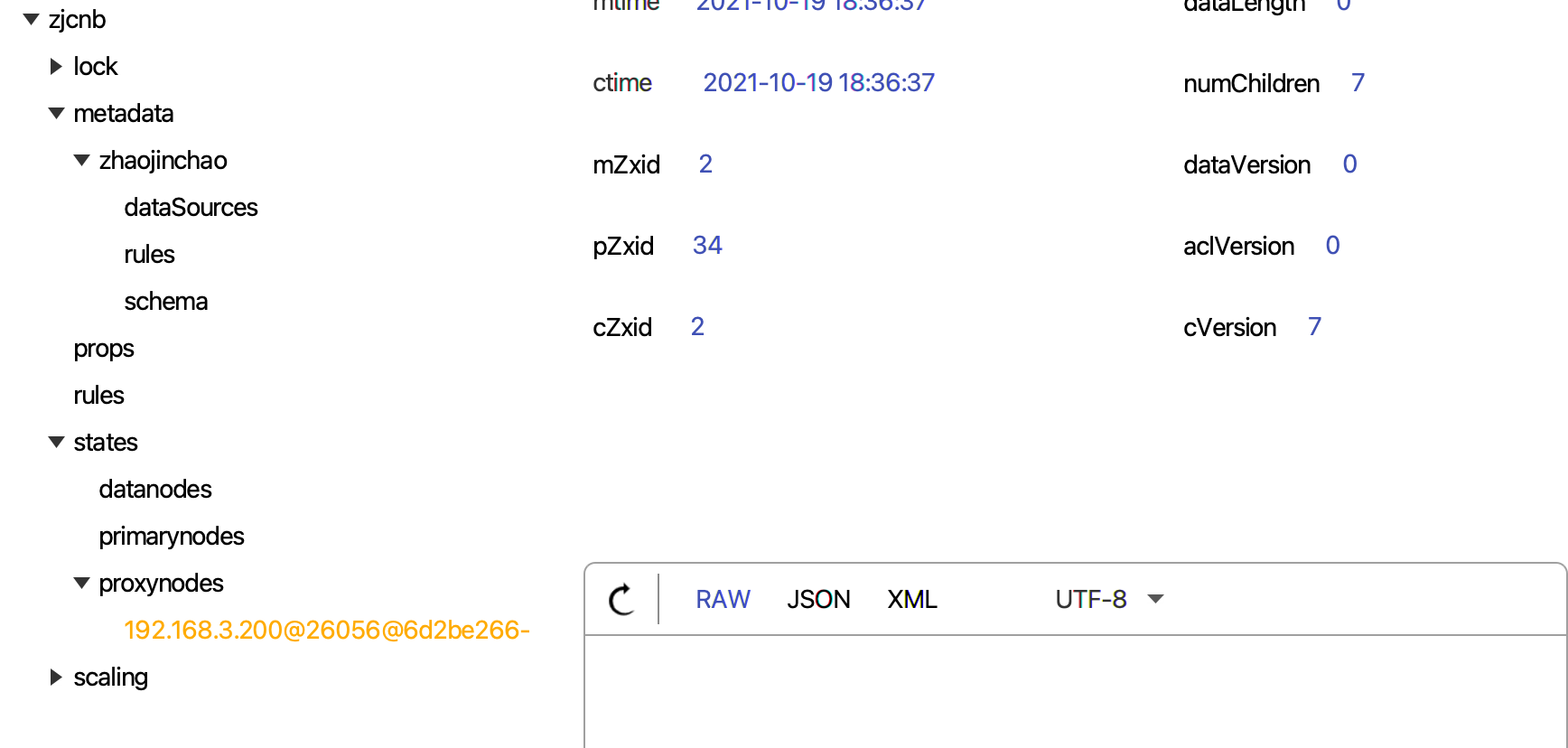 where is the proxy ip message in zookeeper? · Issue #13171 · apache/shardingsphere · GitHub