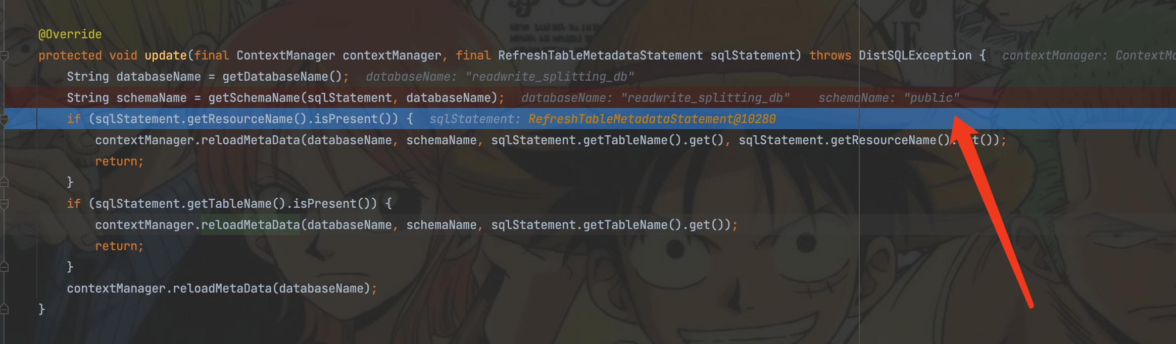 REFRESH TABLE METADATA SCHEMA not work well; · Issue #18058 · apache/shardingsphere · GitHub