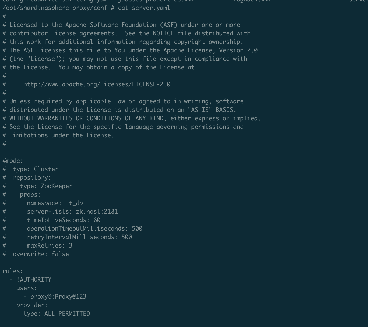 ProxyClusterContainerConfigurationFactory not get cluster server.yaml configuration · Issue ...