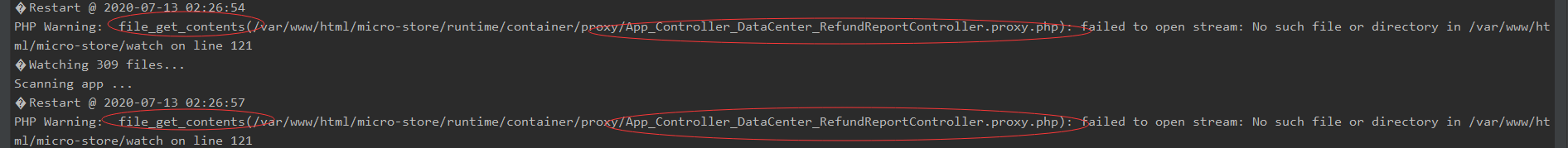 [QUESTION] 启动时找不到 Proxy 文件 · Issue #2105 · hyperf/hyperf · GitHub