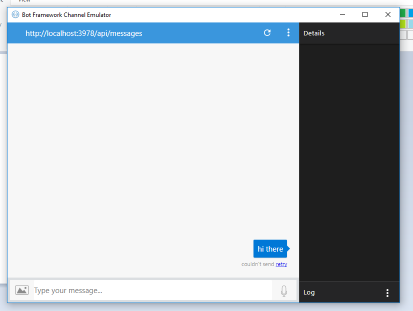 Not receiving response from Bot Emulator · Issue #359 · microsoft/BotFramework-Emulator · GitHub