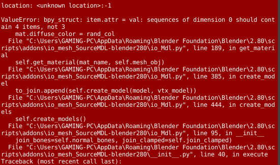 Model is invisible · Issue #14 · REDxEYE/io_mesh_SourceMDL · GitHub