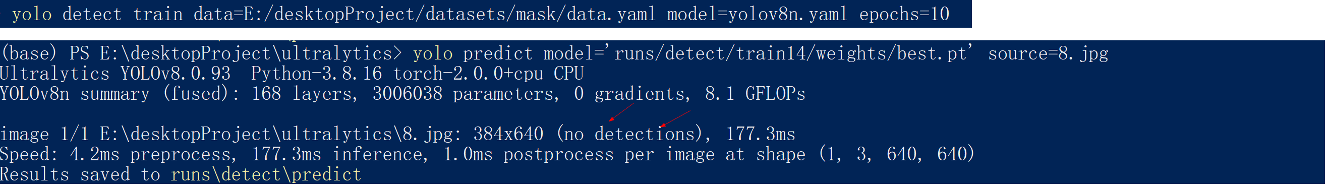 no detections · Issue #2470 · ultralytics/ultralytics · GitHub
