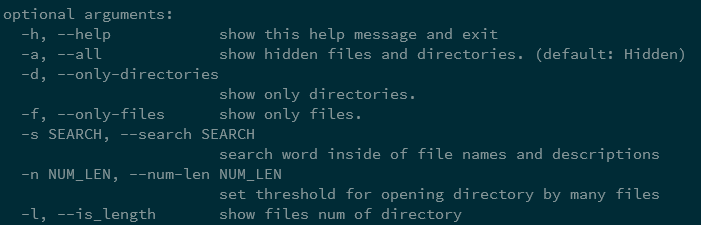 [lsi] -h ヘルプメッセージをわかりやすくする · Issue #45 · ShotaroKataoka/ls-Improved · GitHub